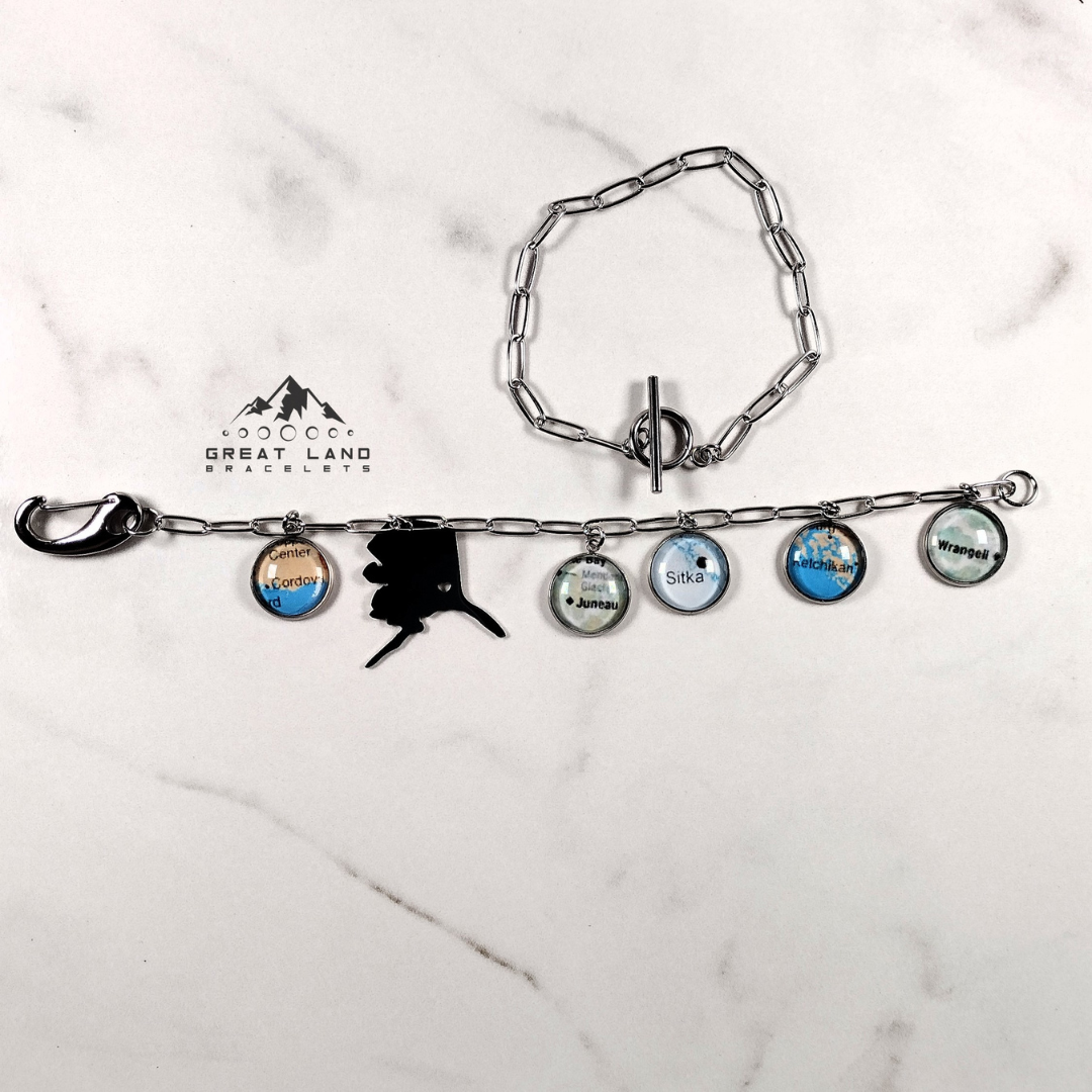Alaska Charms – Great Land Bracelets
